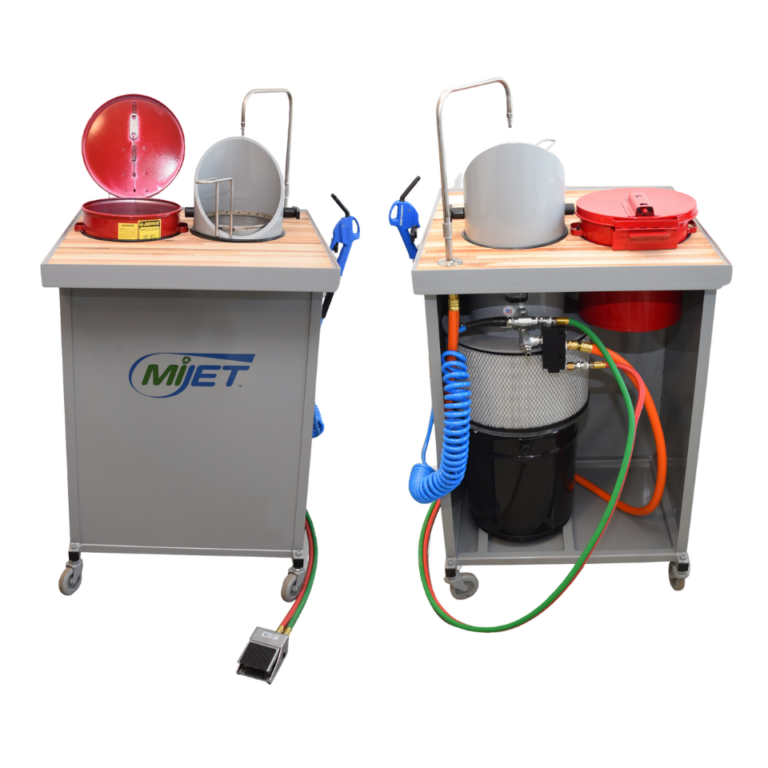 MiJET 8" Diameter Workstation | Parts Washing Station | Morris